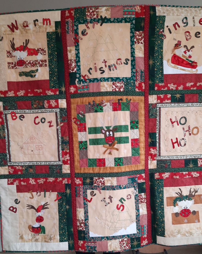 Rudolph's Christmas Kerstquiltpatroon 1 - Chiems Quilt, Patchwork & Application Patterns